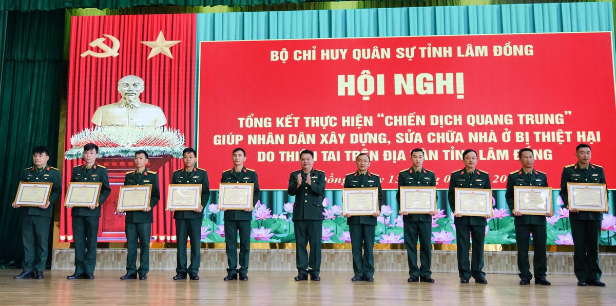 Bộ Chỉ huy quân sự tỉnh Lâm Đồng tổng kết ‘Chiến dịch Quang Trung’